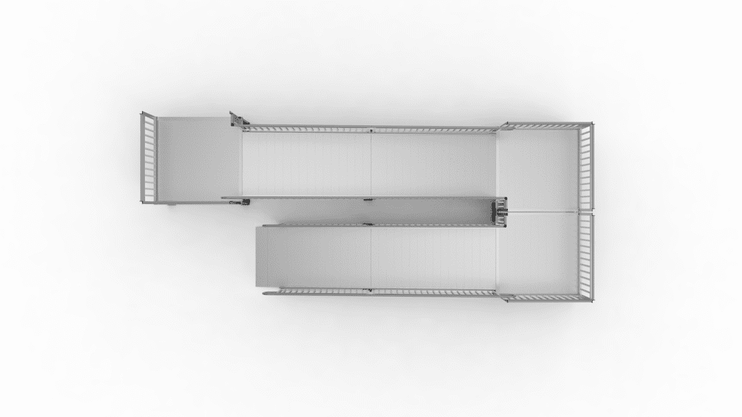 PATHWAY 3G 26 ft. U-Shaped Aluminum Wheelchair Ramp Kit with Expanded ...