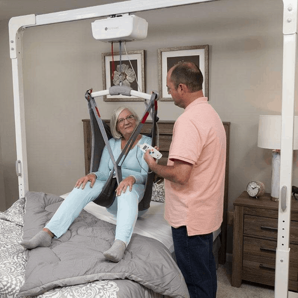Castor Free Standing Track P-440 Portable Ceiling Lift by Handicare ...