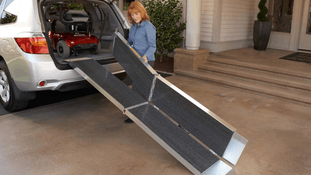 SUITCASE® Trifold Portable Folding Ramps by EZ-ACCESS® From Wheelchair ...